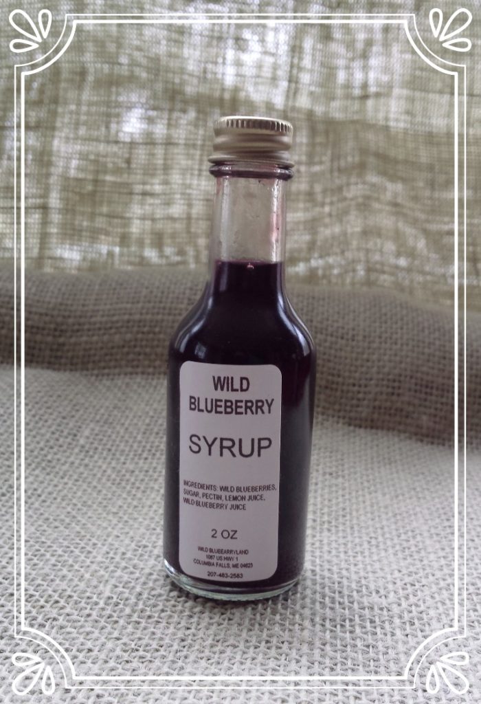 Wild Blueberry Syrup (2oz) – Wild Blueberry Land